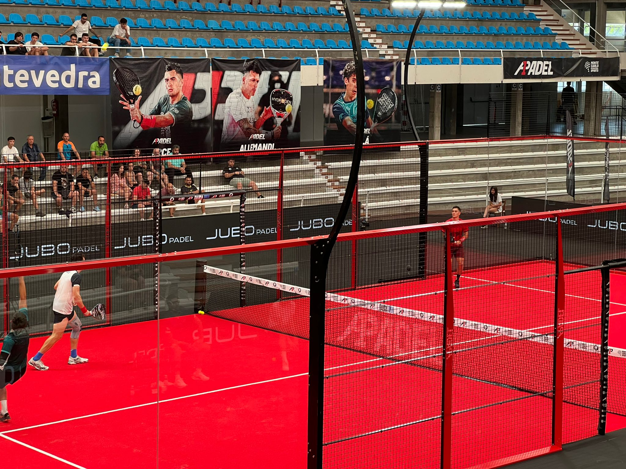 We have travelled to Pontevedra as Official A1 Padel court! - Jubo Padel